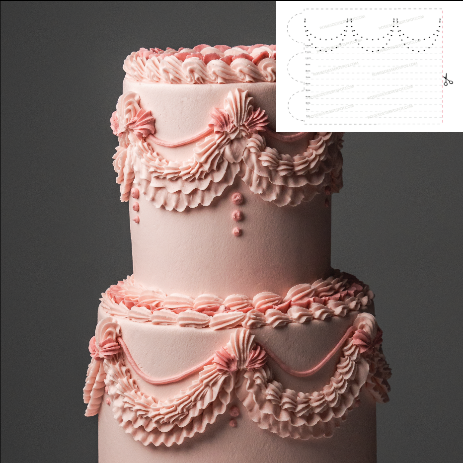 Printable Victorian Stencil Template Guide – Rosie's Dessert Spot